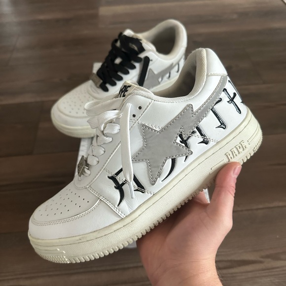 Bape | Shoes | Rare A Bathing Ape Bapestas 3m Spellout Limited Drop ...